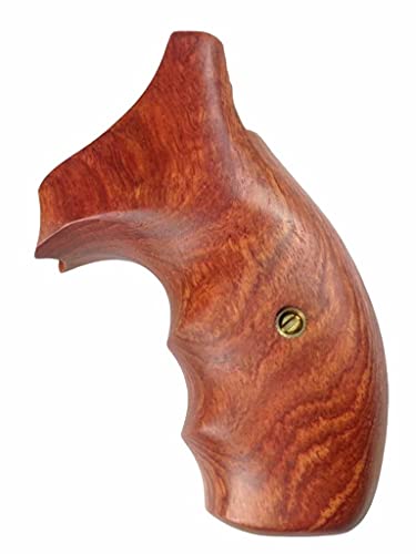 Smith & Wesson K/l Frame Round Butt Revolver Grips Hardwood Finger Gro ...