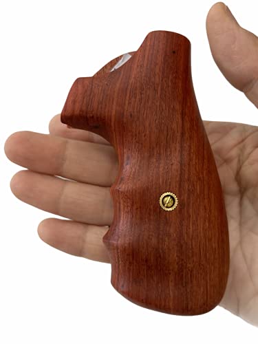 New Rossi Small Frame Square Butt Revolver Grips Smooth Hardwood Handm ...
