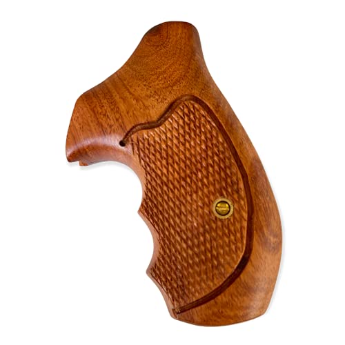 handicraftgrips Rossi Small Frame Round Butt Revolver Grips Checkered