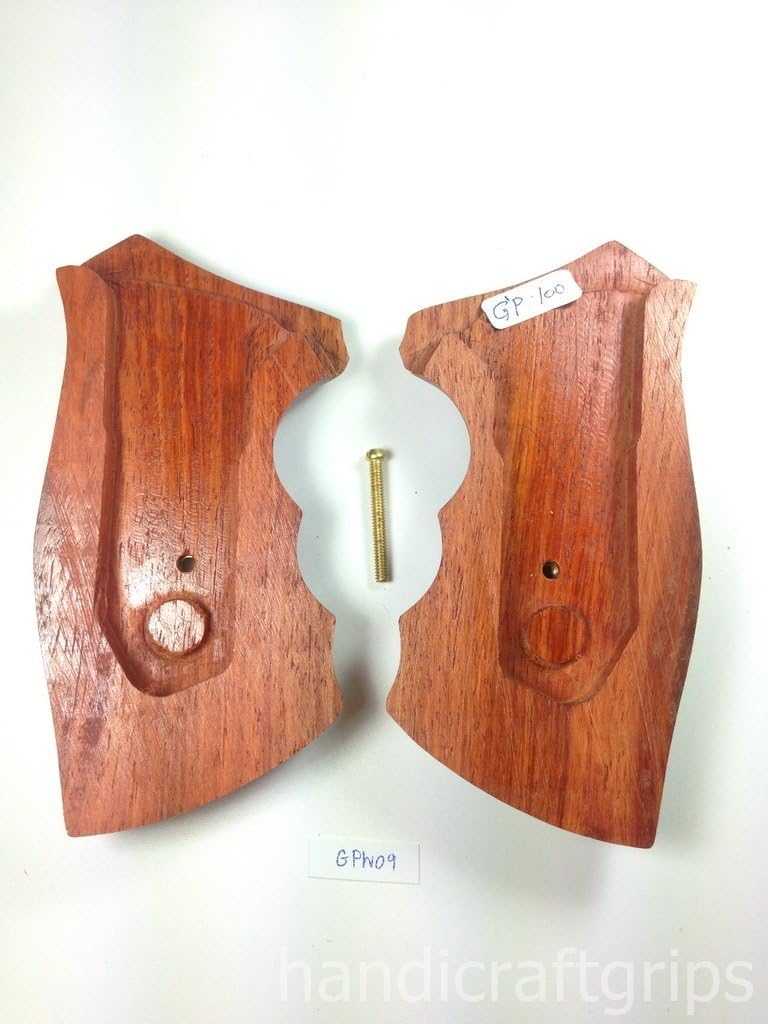 handicraftgrips New Ruger GP100 Super Redhawk Grips Smooth Hardwood Wo