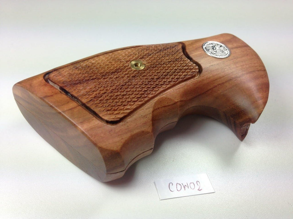 New Colt D Frame Long Square Butt Revolver Grips Police Positive Smoot ...