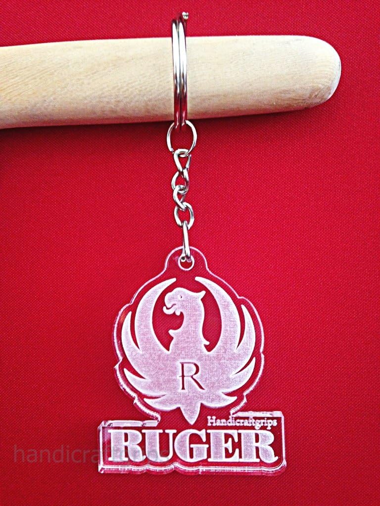 handicraftgrips New Keychain Pocket Clip Ring Key Chain Skull New Ruge